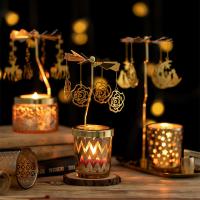 China Glass Jar Aromatherapy Geometry Merry Go Round Scented Soy Candles Private Label for sale
