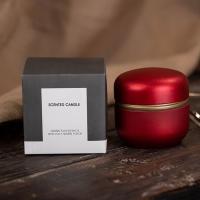 China Dried Flower Fragrance Tin Scented Candle Handmade Wedding Giveaways for sale