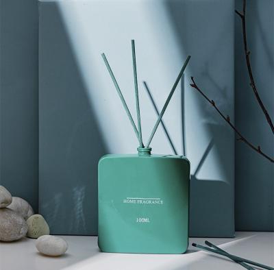 China Scent Stick Air Refresh Aroma Reed Diffuser Oil Glass Bottle 100ml for Home Office for sale