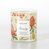 China Private Label Aromatherapy Glasses Luxury Soy Scented Candle 220G 8x9cm for sale