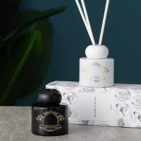 China OEM ODM Literature Black White Bottle Fragrance Reed Diffuser Organic Private Label for sale