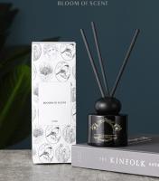 China OEM ODM Literature Black White Bottle Fragrance Reed Diffuser Organic Private Label for sale