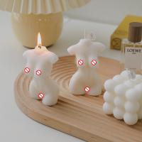 China AROMA HOME Handmade Private Label Customized Woman Body Curvy Female Torso Naked Model Shaped Carved Scent Soy Wax Cand for sale