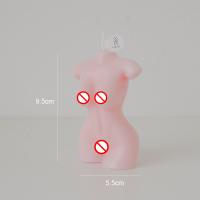 China AROMA HOME Handmade Private Label Customized Woman Body Curvy Female Torso Naked Model Shaped Carved Scent Soy Wax Cand for sale