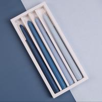 China AROMA HOME Ins Home Decor Aromatherapy Candle Long Stick Soy Wax Scented Fragrance Candles Pure Color Pillar Candle for sale