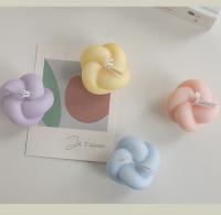 China AROMA HOME Handmade Home Decoration Cute Small Twist Magic Ball Knot Shape Scent Soy Wax Carved Candle for sale