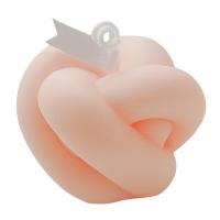 China AROMA HOME Handmade Home Decoration Cute Small Twist Magic Ball Knot Shape Scent Soy Wax Carved Candle for sale