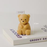 China AROMA HOME Colorful Handmade 3D Bear Shaped Carving Scented Candles For Home Decor Accessories for sale