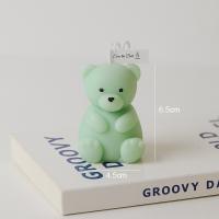 China AROMA HOME Colorful Handmade 3D Bear Shaped Carving Scented Candles For Home Decor Accessories for sale