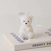 China AROMA HOME Colorful Handmade 3D Bear Shaped Carving Scented Candles For Home Decor Accessories for sale