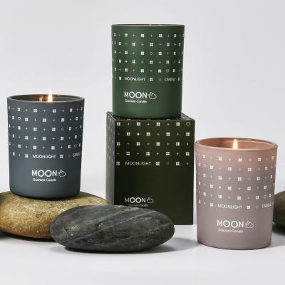China Organic Aromatherapy Soy Wax Scented Jar Candles Private Label Long Lasting for sale