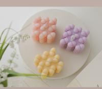 China AROMA HOME INS OEM Rubik's Geometric Cube Aromatherapy soy wax cube bubble candle scented candles for home decoration for sale