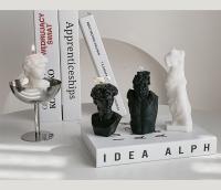 China Venus Statue Roman Column Scented Candle Holder Customized European Style for sale
