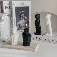 China Venus Statue Roman Column Scented Candle Holder Customized European Style for sale