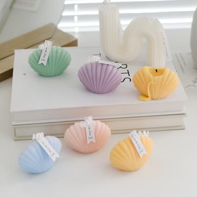 China AROMA HOME INS OEM Cube Ornaments Shell Aromatherapy Soy Wax Creative Scented Candles For Birthday Gift Home Decoration for sale