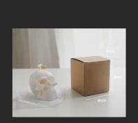China Wholesale Halloween Home Decor Fragrance Private Label Novelty Skull Shaped Soy Wax Scented Craft Candle for sale