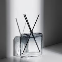 China Home Aromatherapy Essential Oil Reed Diffuser Fragrance Perfume Crystal Glass Bottle for sale