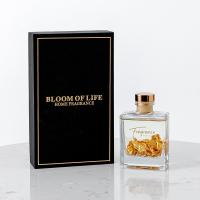China Home Aromatherapy Essential Oil Fragrance Perfume Crystal Glass Bottle Reed Diffuser for sale