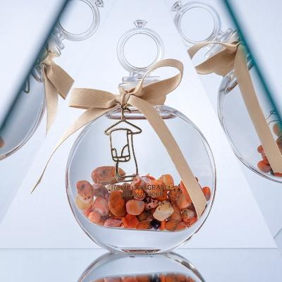 China Home Aromatherapy Essential Oil Fragrance Perfume Crystal Glass Bottle Reed Diffuser for sale