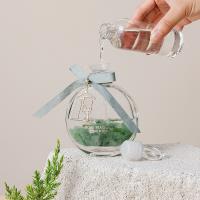 China Home Aromatherapy Essential Oil Fragrance Perfume Crystal Glass Bottle Reed Diffuser for sale