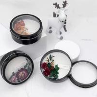 China Soy Wax Melts Private Label Scented Tin Candles With Potpourri For Wedding for sale