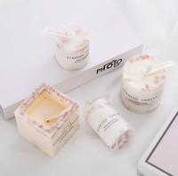 China AROMA HOME Luxury Wedding Gift Travel Scented Pillar Candle Custom Logo for sale