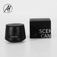 China Black Matte Glass Jar Soy Wax Scented Aroma Home Candles Custom Private Label for sale