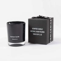 China AROMA HOME High Level Glass Jar Candles 2.5OZ 7.6OZ 10OZ In Black White Scented for sale
