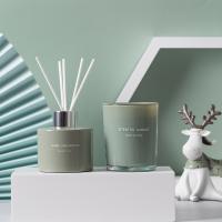 China AROMA HOME Fragrance Oil Unique Reed Diffuser Scented Candle Gift Box Set for sale