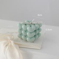China Pink Beach Natural Soy Wax Aroma Home Candle Heart Shaped Scented Customized for sale