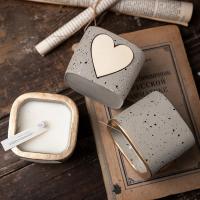 China Private Label Large Cement Scented Candles Luxury Wedding Gifts for sale