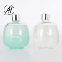 China Cool Summer Bubble Glass Bottle Sliver Lid Fiber Stick Reed Diffuser Essential Oil Sets for sale