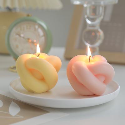 China Rose Flower Aromatherapy Scented Soy Wax Candle Romantic Cute for sale