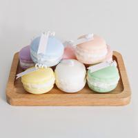 China Private Label Fruit Aroma Mini Soy Wax Macaron Handmade Candle For Bathroom for sale