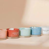 China Custom Colorful Stone Crystal Aromatherapy Soy Wax Scented Candle Relaxing Luxury for sale
