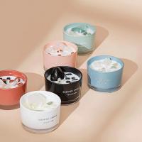 China Custom Colorful Stone Crystal Aromatherapy Soy Wax Scented Candle Relaxing Luxury for sale
