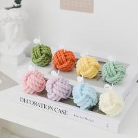 China Spot Diy Handmade Aromatherapy Small Woolen Candle Yarn Ball Shaped Art Candles for sale