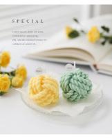 China Spot Diy Handmade Aromatherapy Small Woolen Candle Yarn Ball Shaped Art Candles for sale
