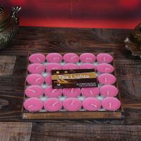 China Aromatherapy Heart Shaped Smokeless Tealight Soy Wax Scented Candles 50 Pcs for sale