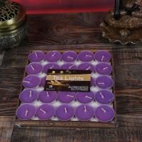 China Aromatherapy Heart Shaped Smokeless Tealight Soy Wax Scented Candles 50 Pcs for sale