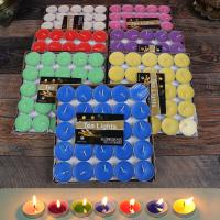 China Aromatherapy Heart Shaped Smokeless Tealight Soy Wax Scented Candles 50 Pcs for sale