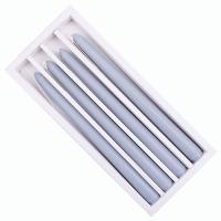 China Pillar Stick Paraffin Soy Wax Scented Taper Candle Color 4pcs Gift Set for sale