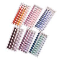 China Religious Wax Taper Candles 4pcs Gift Set Prayer Party Event Mix Color for sale