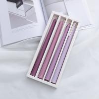 China Religious Wax Taper Candles 4pcs Gift Set Prayer Party Event Mix Color for sale