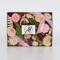 China Dried Flower Cotton Colorful Private Label Fragrance Eternal Potpourri For Home Set Gift for sale