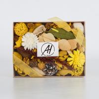 China Dried Flower Cotton Colorful Private Label Fragrance Eternal Potpourri For Home Set Gift for sale