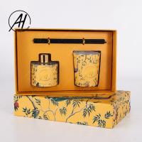 China AROMA HOME Luxury Reed Diffuser Natural Oil Air Freshener Scent Candles Gift Set for sale