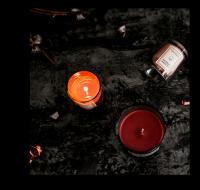 China Aromatherapy Nordic Ins Fragrance Scented Soy Wax Clear Jar Candles With Gift Box for sale