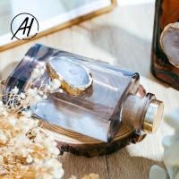 China Scent Glass Bottle No Fire Fragrance Fireless Reed Diffuser For Home Decor for sale