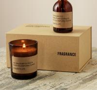 China Aromatherapy Soy Wax Scented Candles Reed Diffusers Gift Set With Wooden Pallet for sale